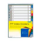 Купить Разделитель пластиковый Bindermax для папок А4, цветовой, 12 ...