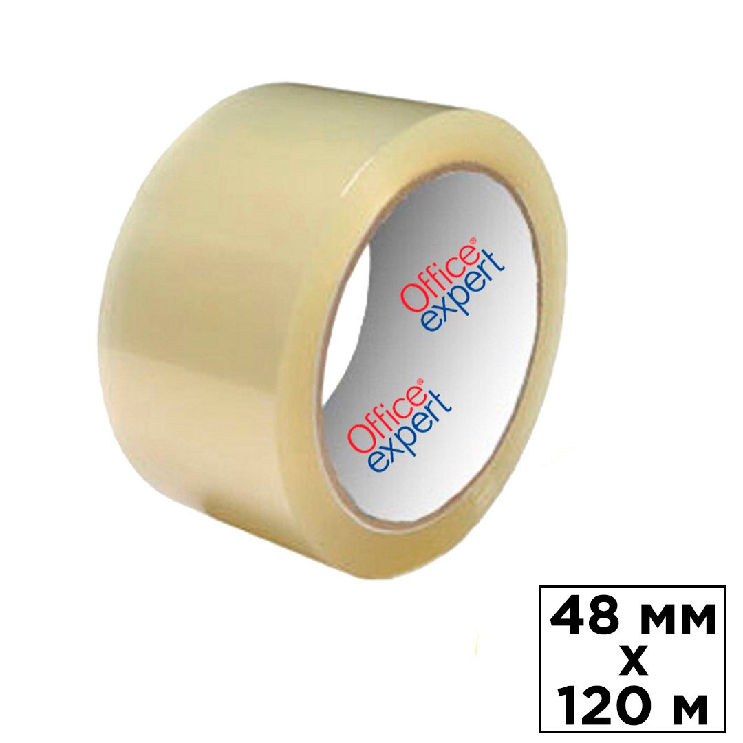 Купить Клейкая лента Office-Expert, ширина ленты 48 мм, длина намотки 120 м, толщина 47 мкр ...